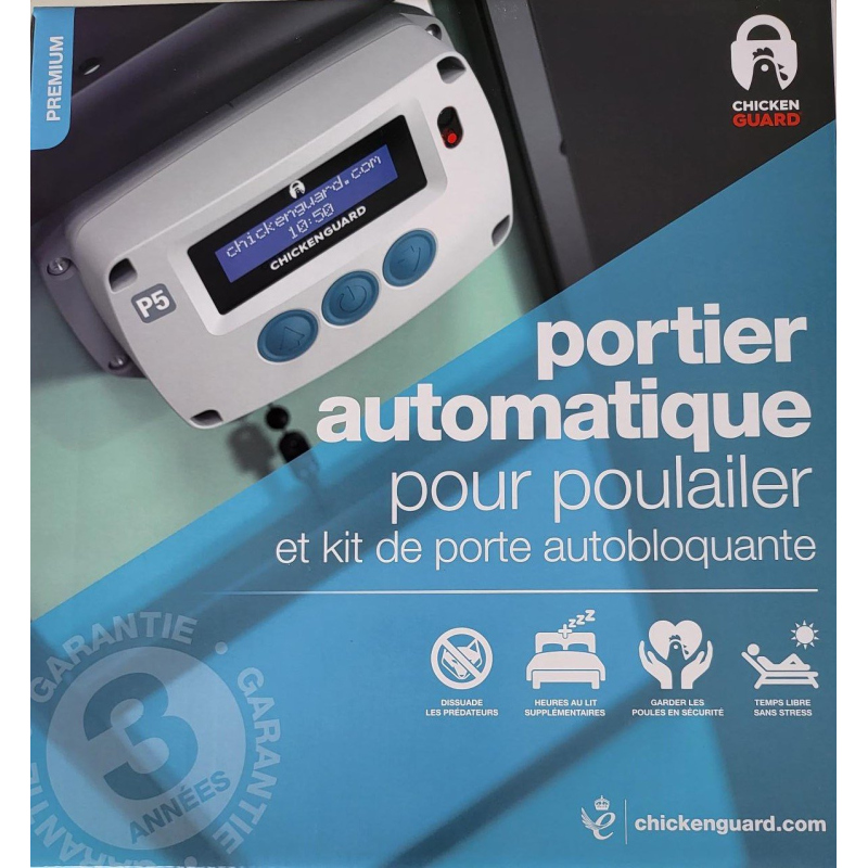 Portier automatique pour poulailler Chicken Guard Pro